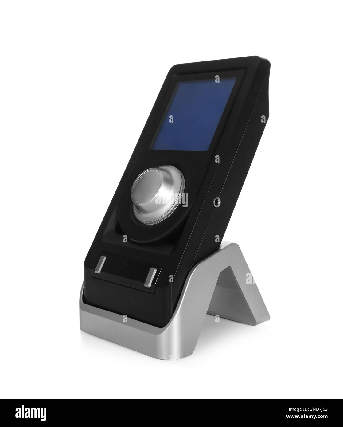 Modern remote for audio speakers isolated on white Stock Photo - Alamy