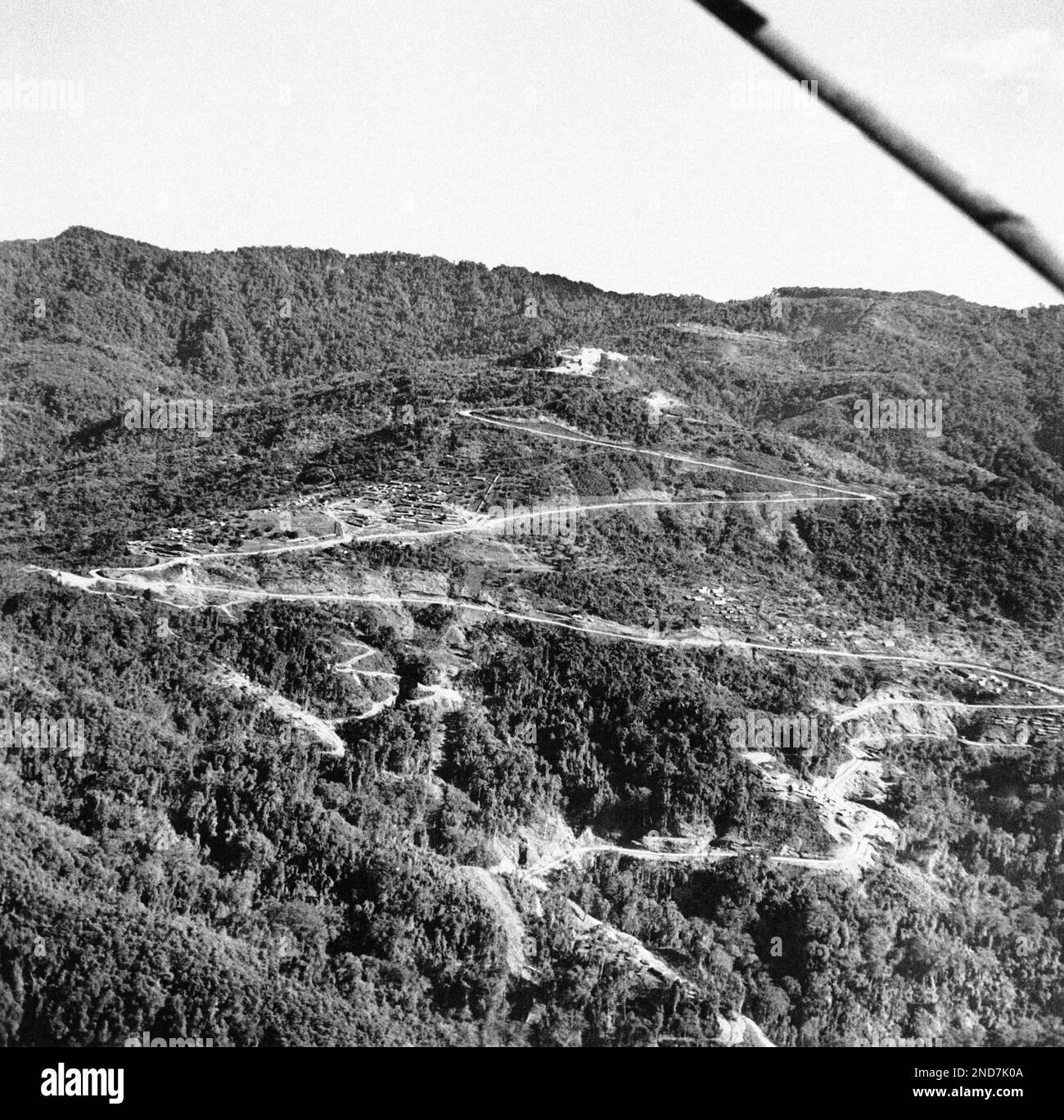 View of the Ledo Road, supply link between Burma and China August 4 ...