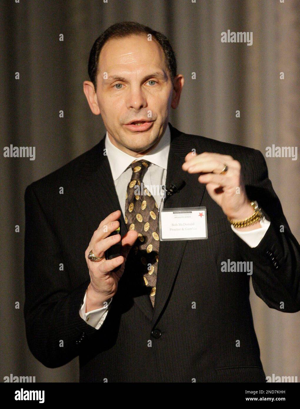 FILE - In this Feb. 2, 2010 file photograph, Procter & Gamble CEO Bob ...