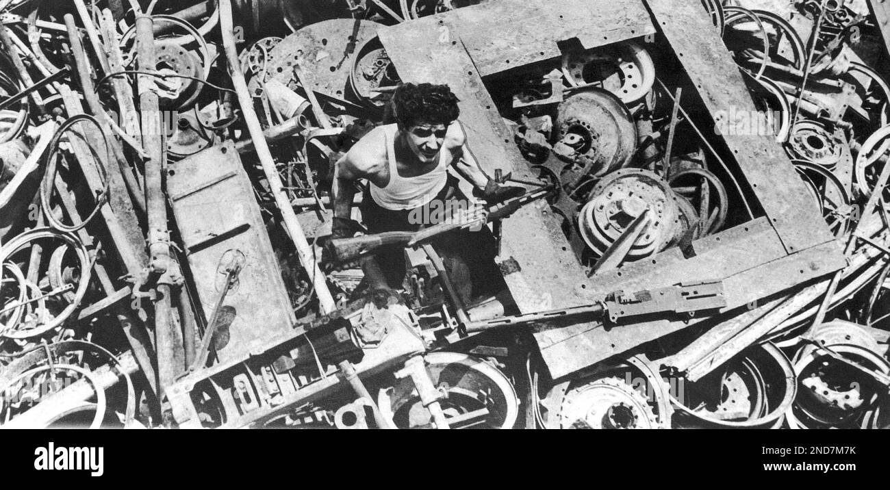 Tons of Axis and Allied war scrap from the North African campaign are ...