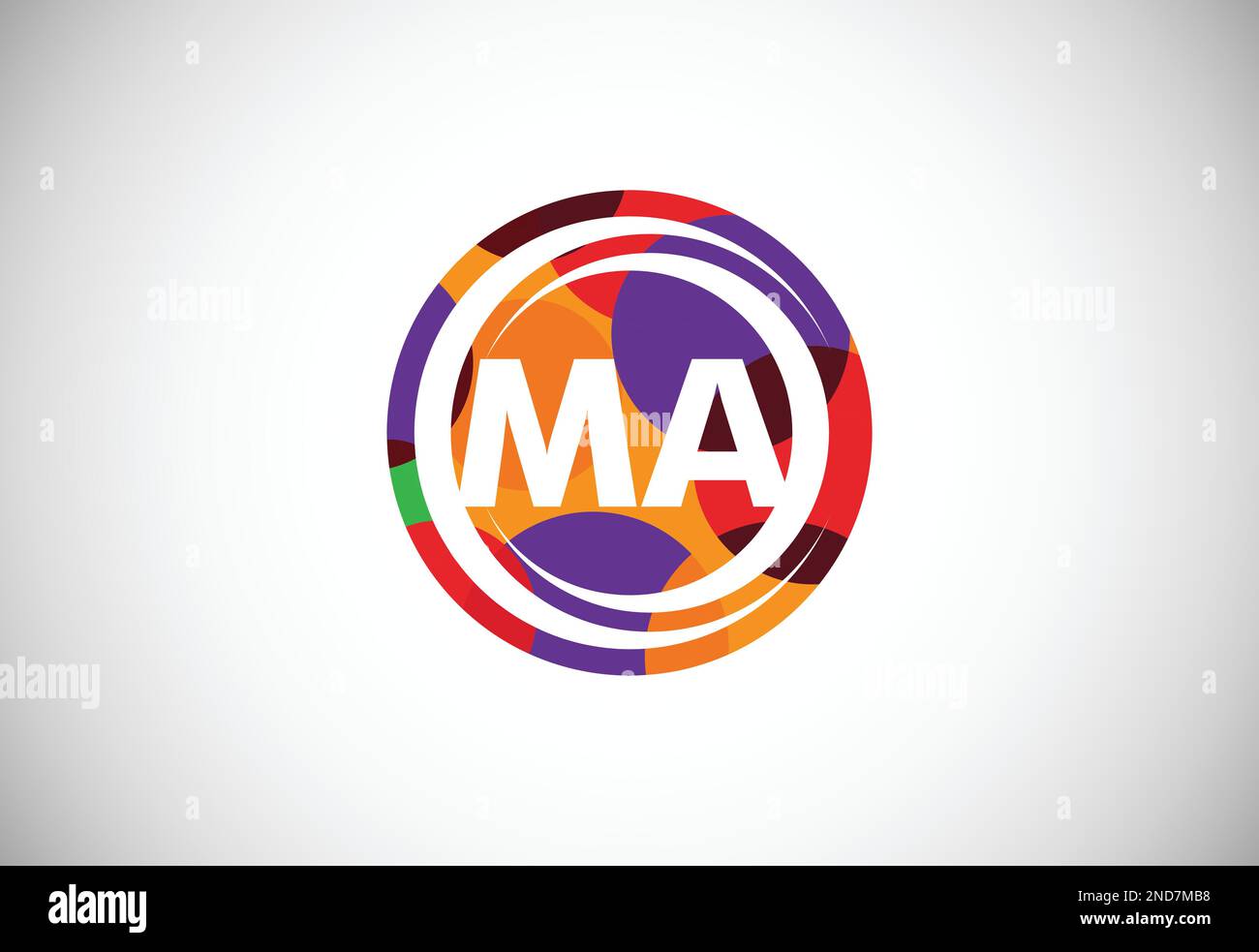 Initial Letter M A Low Poly Logo Design Vector Template. Graphic ...