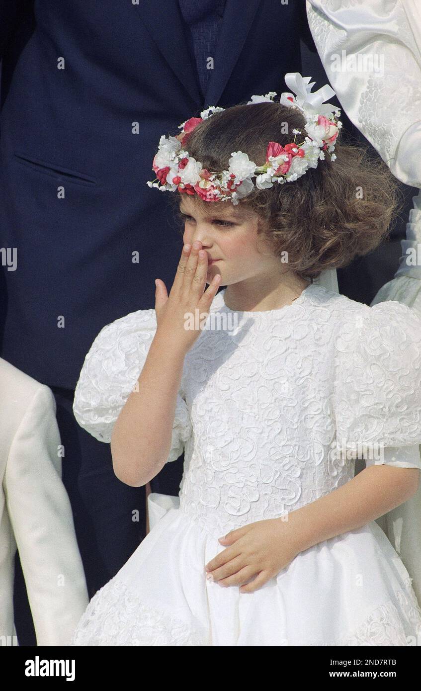 Anthina Onassis, daughter of Christina Onassis blows kisses to ...