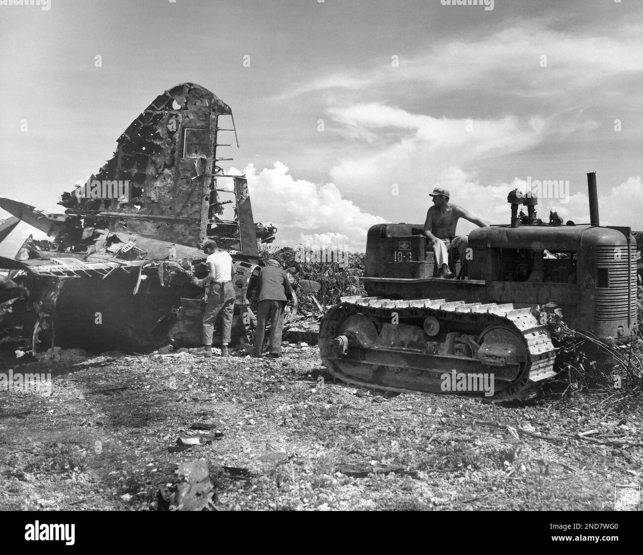 Marine riflemen and artillerymen were still cleaning up the remaining ...