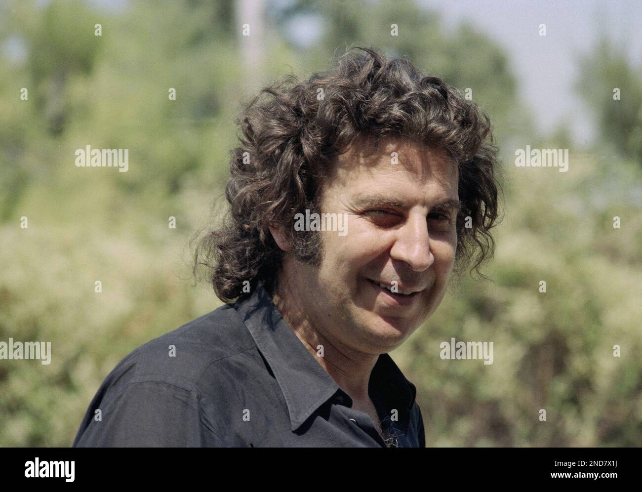 Greek Composer Mikis Theodorakis in 1974. (AP Photo Stock Photo - Alamy