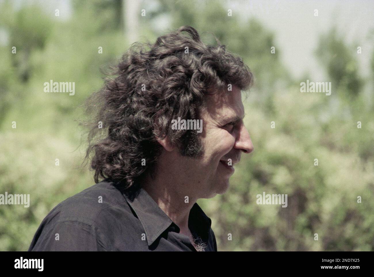 Greek Composer Mikis Theodorakis in 1974. (AP Photo Stock Photo - Alamy