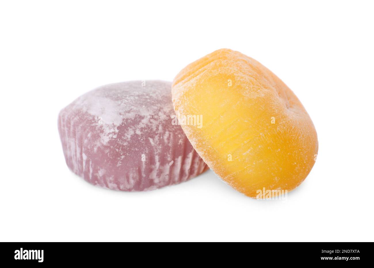 Different delicious mochi on white background. Japanese cuisine Stock ...
