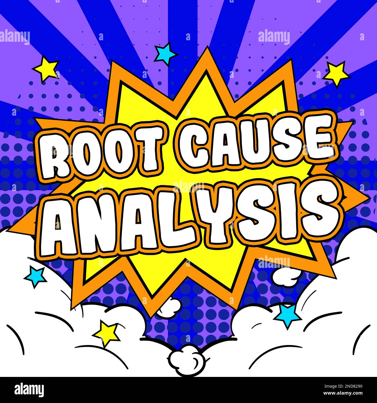 Sign displaying Root Cause Analysis. Internet Concept Method of Problem Solving Identify Fault ...