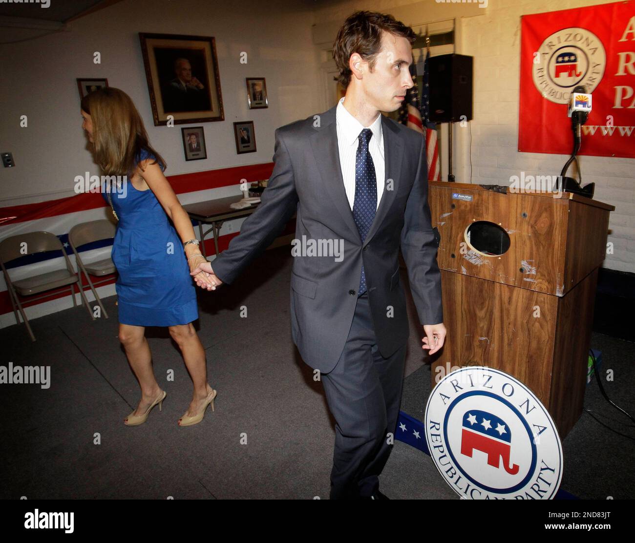 U.S. Congressional candidate Ben Quayle and his wife Tiffany Quayle ...