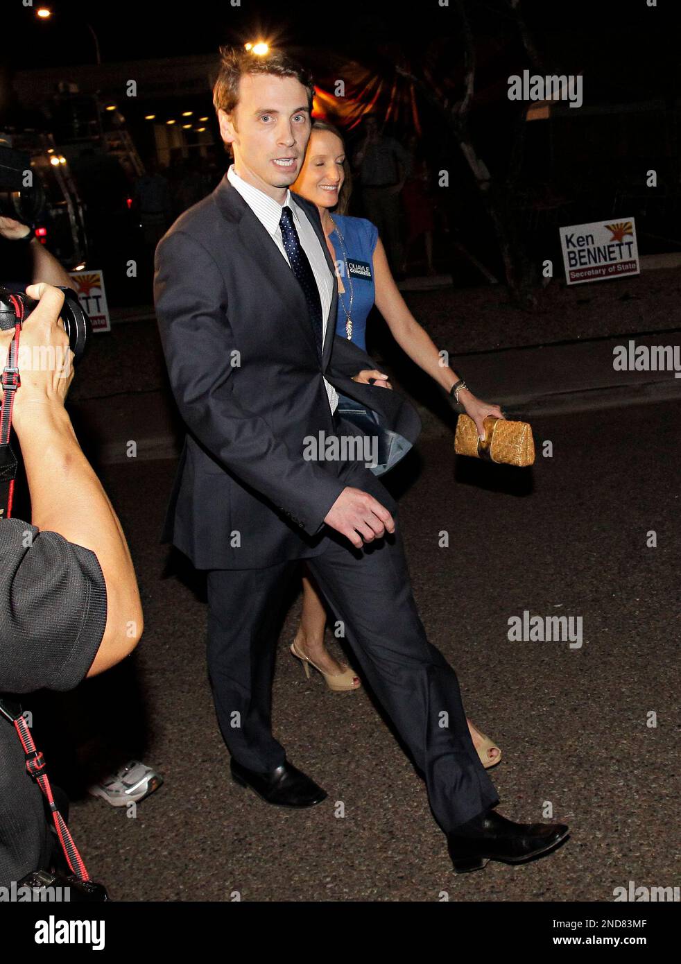 U.S. Congressional candidate Ben Quayle and his wife Tiffany Quayle ...