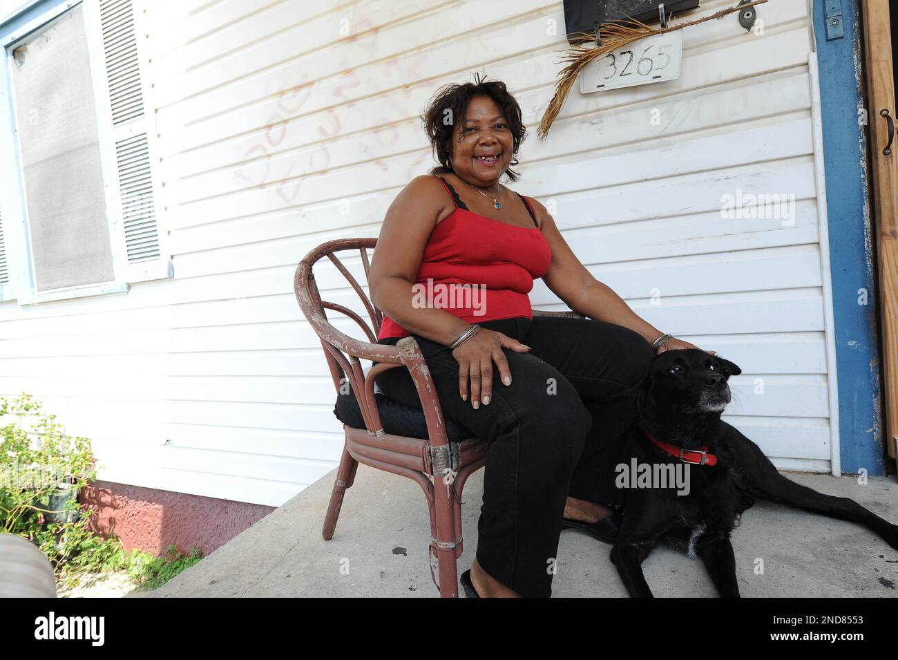 Sandra Henry and her dog Tasha, who were reunited two years after ...