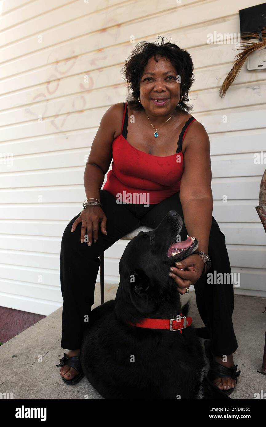 Sandra Henry and her dog Tasha, who were reunited two years after ...