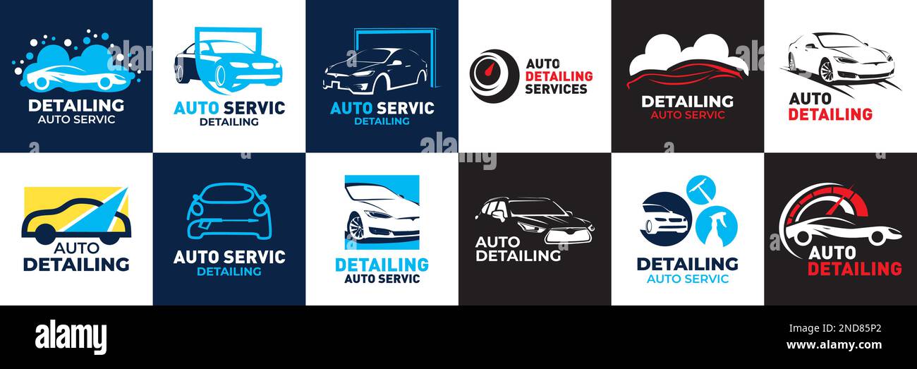 Car detailing logo Stock Vector Images - Alamy