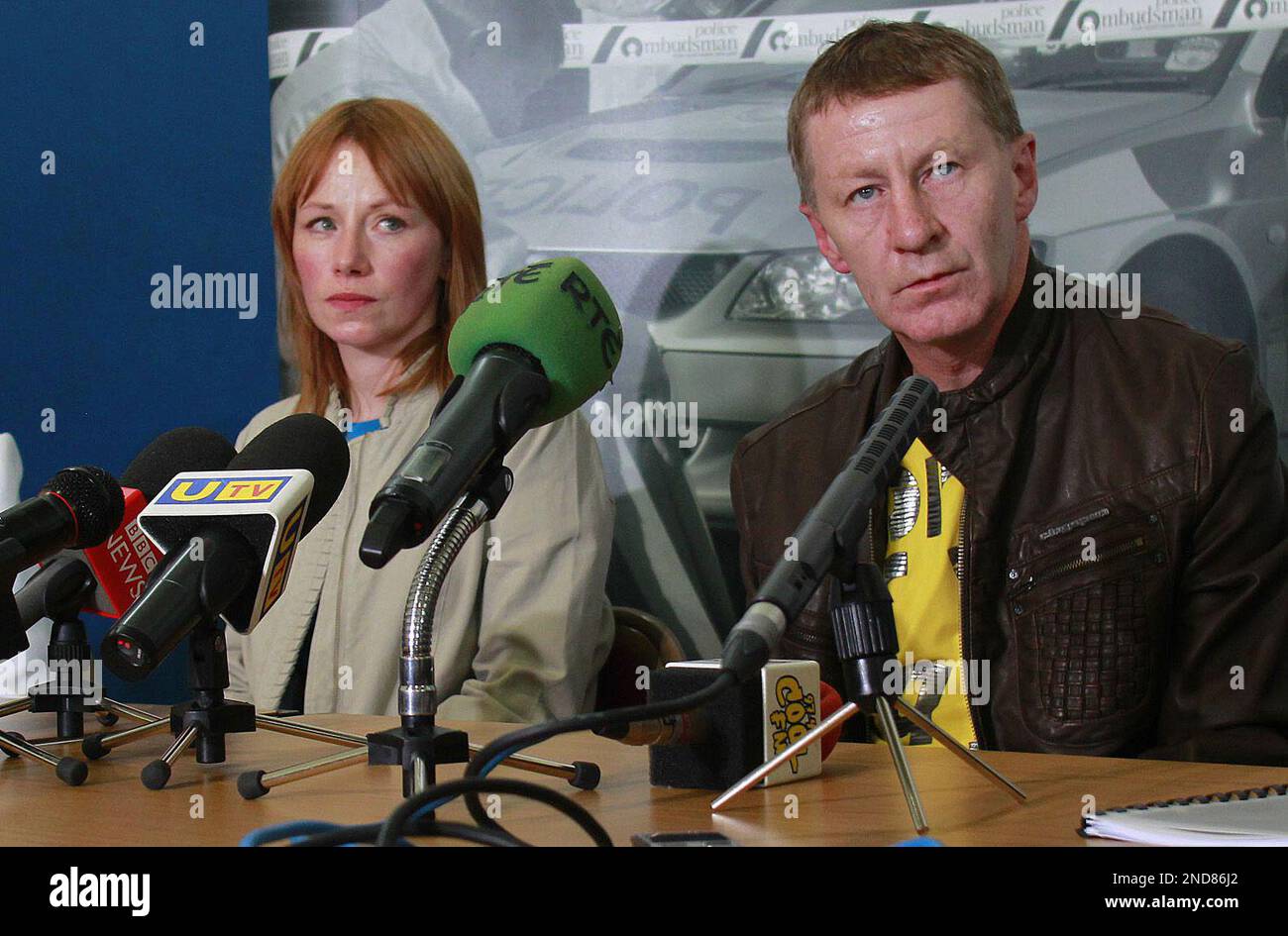 Family members Tracey Deanes, who lost her uncle James McClelland, with ...