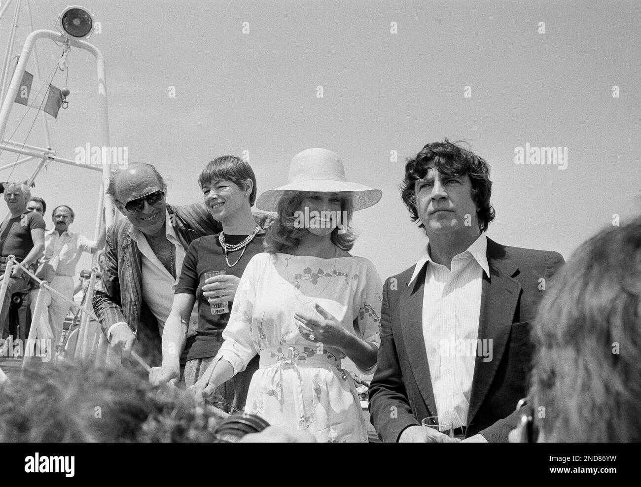 British director Alan Bridges, British actress Glenda Jackson, American ...