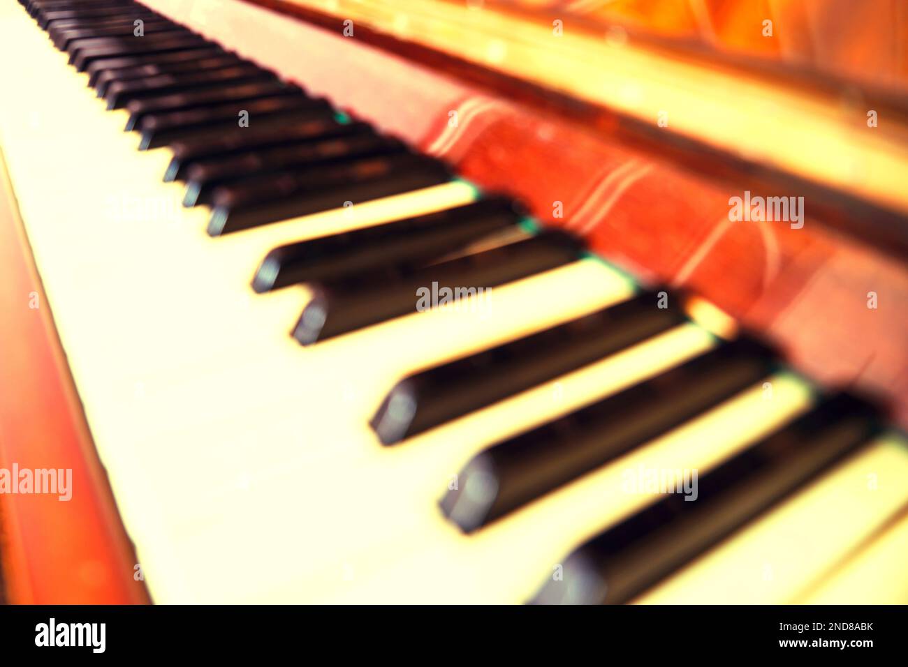 keyboard piano, side view of instrument musical tool Stock Photo - Alamy
