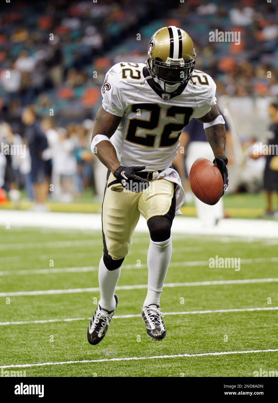 New Orleans Saints cornerback Tracy Porter (22) in action against the ...