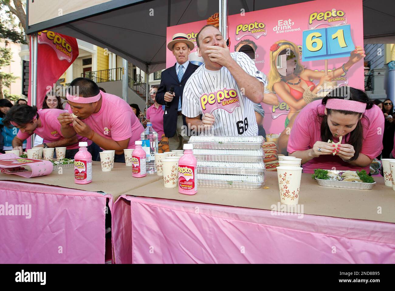 In this photograph taken by AP Images for Pepto Bismol, World eating ...