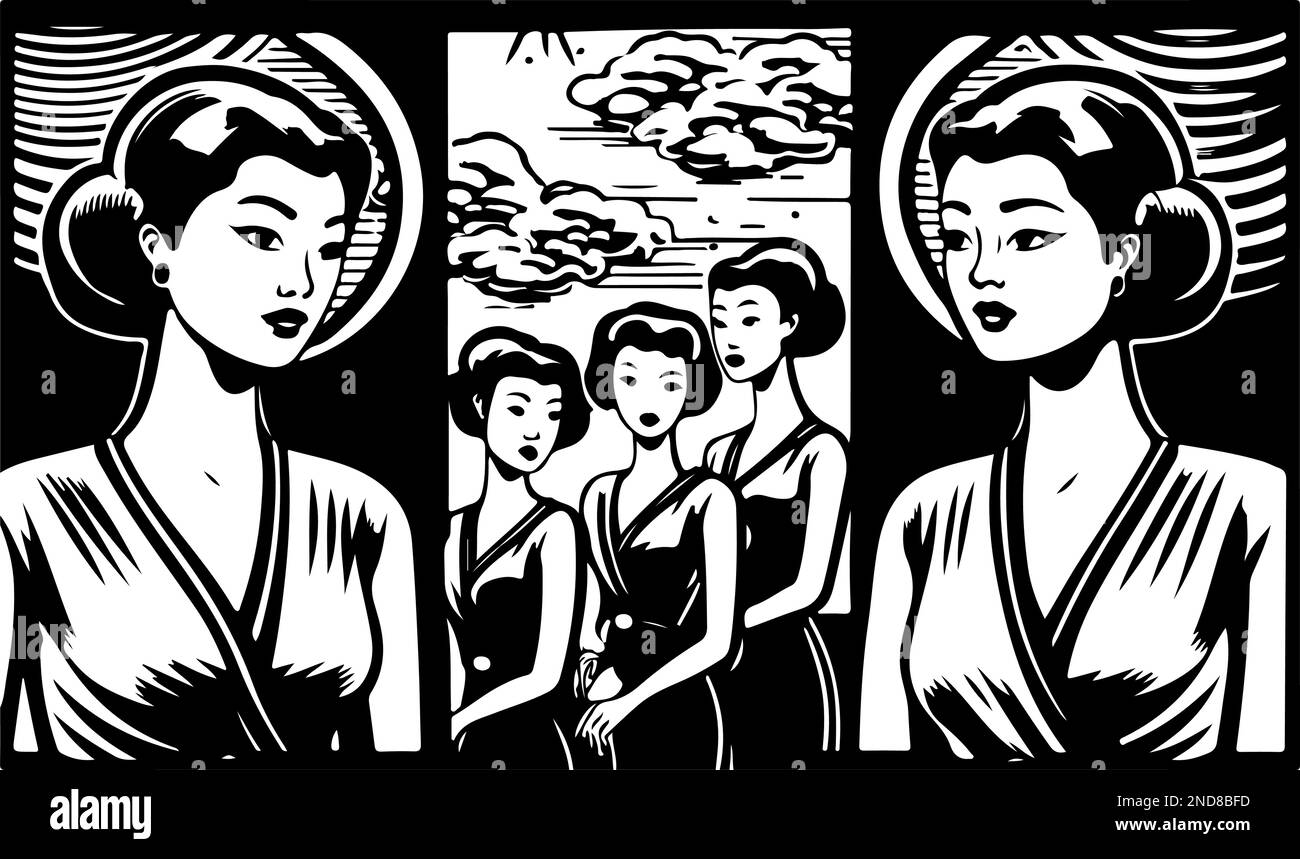 Chinese pop art Black and White Stock Photos & Images - Alamy