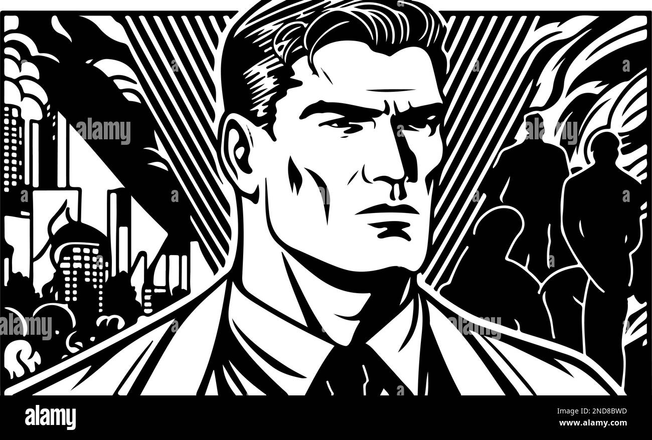 Batman Pop Art Black And White