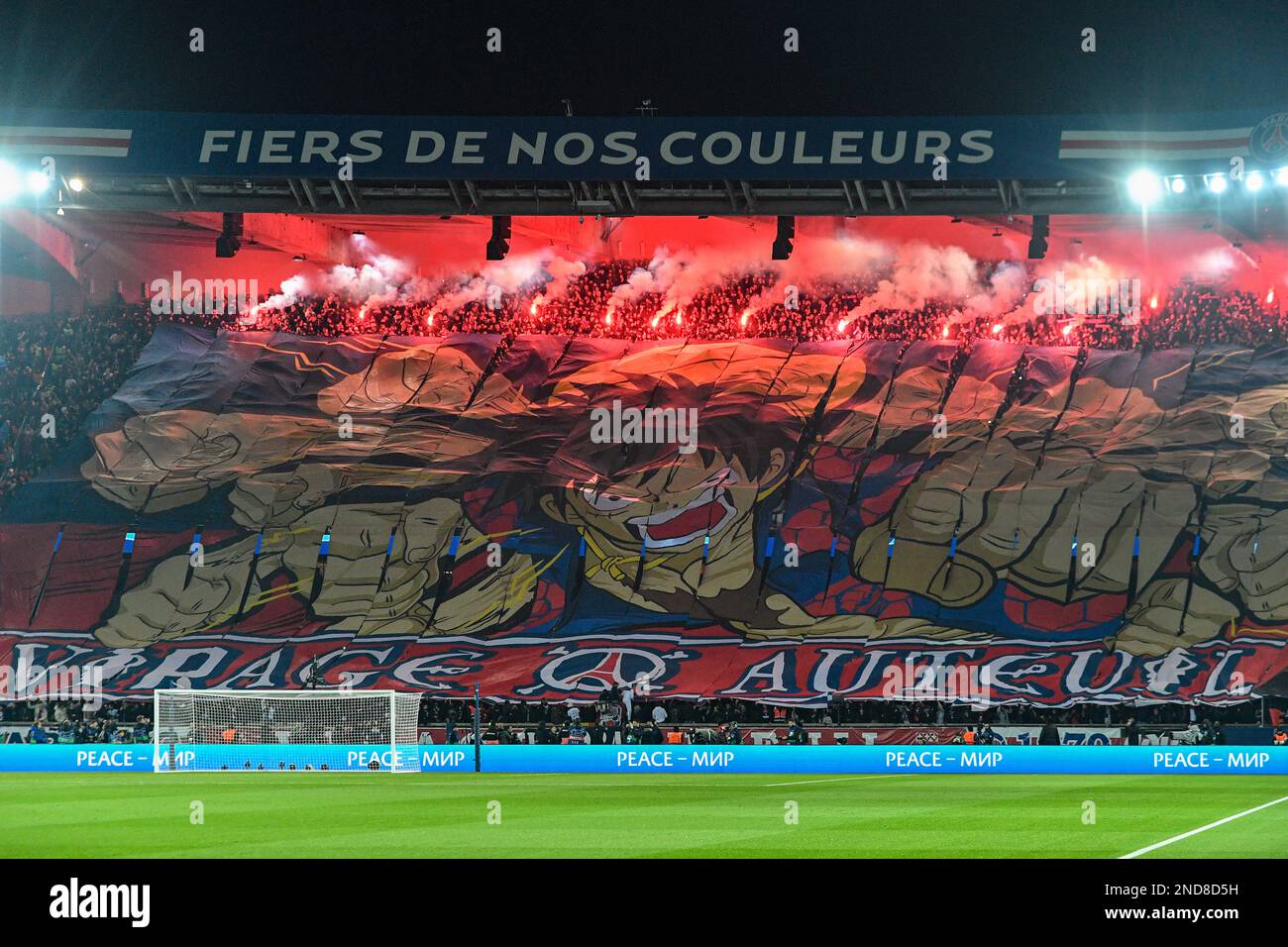 February 14, 2023, Paris, Ile-de-France (region, France: The Ultras de ...