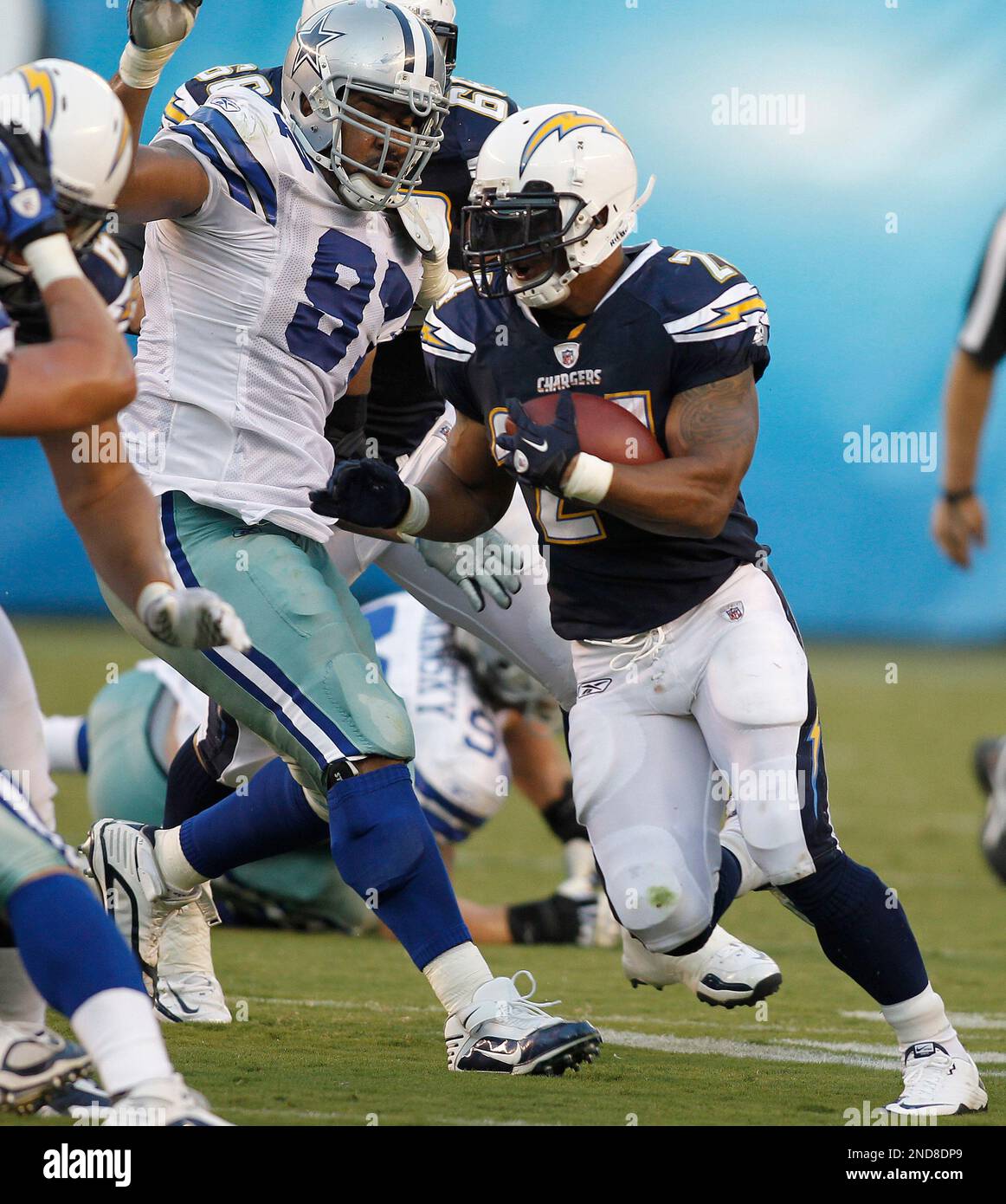 San Diego Chargers running back Ryan Mathews during an NFL pre-season ...
