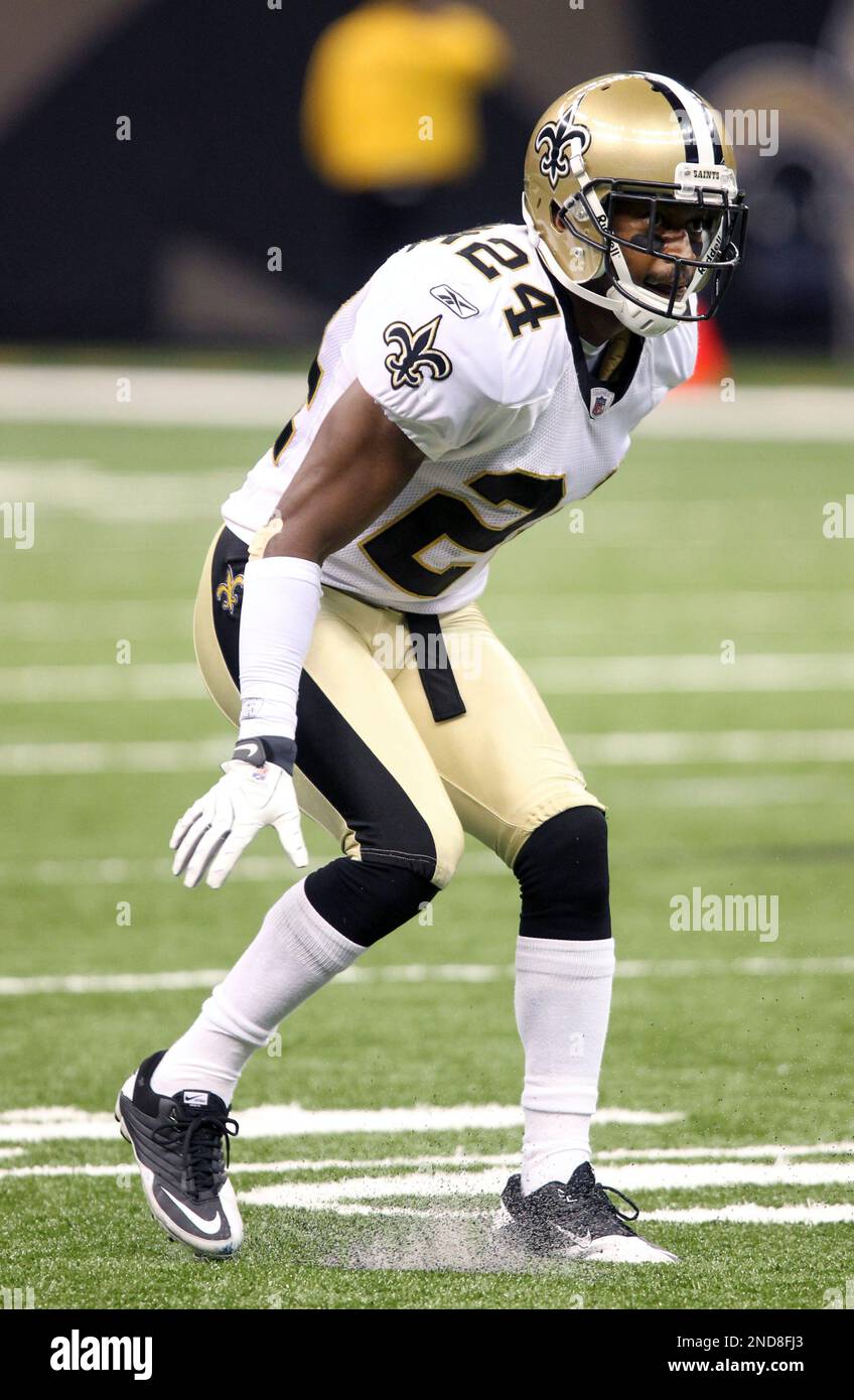 New Orleans Saints cornerback Leigh Torrence (24) in an NFL preseason ...