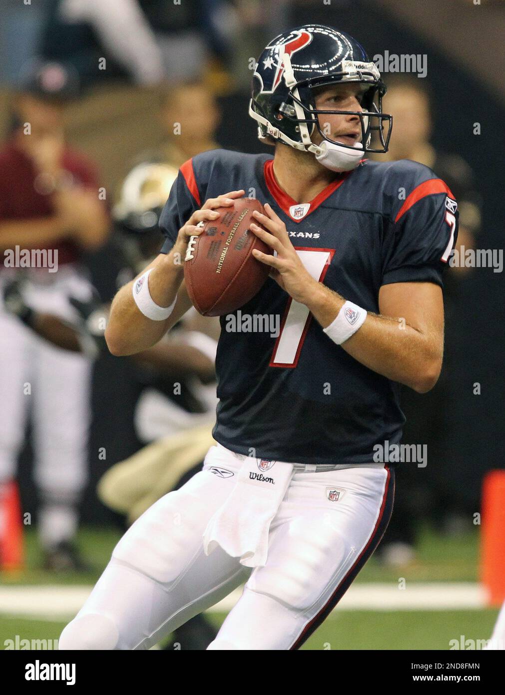 Houston Texans quarterback Dan Orlovsky (7) in an NFL preseason ...