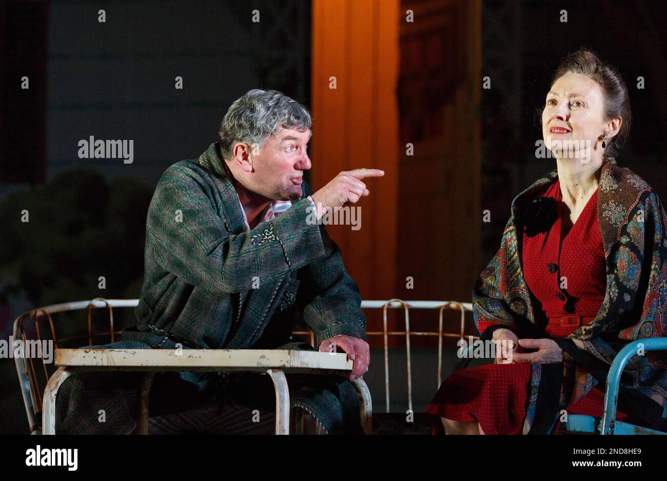 Tom Mannion (Joe Keller), Brid Brennan (Kate Keller) in ALL MY SONS by ...