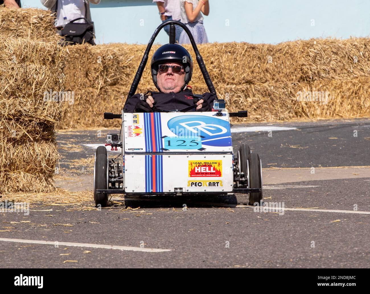 More mature competitors at the Framlingham soapbox racing Sunday Stock ...