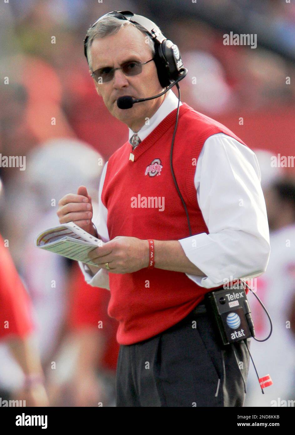 FILE - This Jan. 1, 2010 file photo shows Ohio State head coach Jim ...
