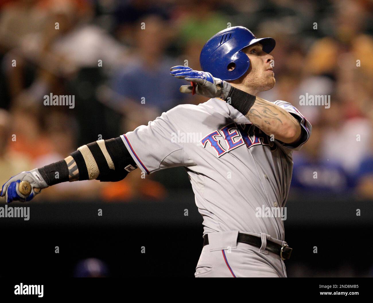 Texas Rangers' Josh Hamilton during a baseball game against the ...