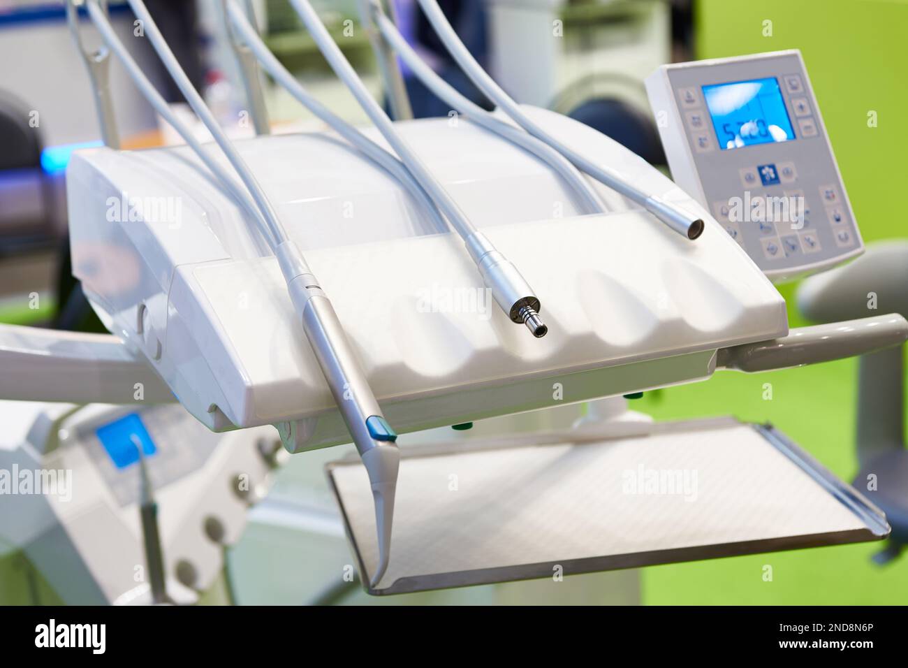 Instruments workplace stomatology Stock Photo - Alamy