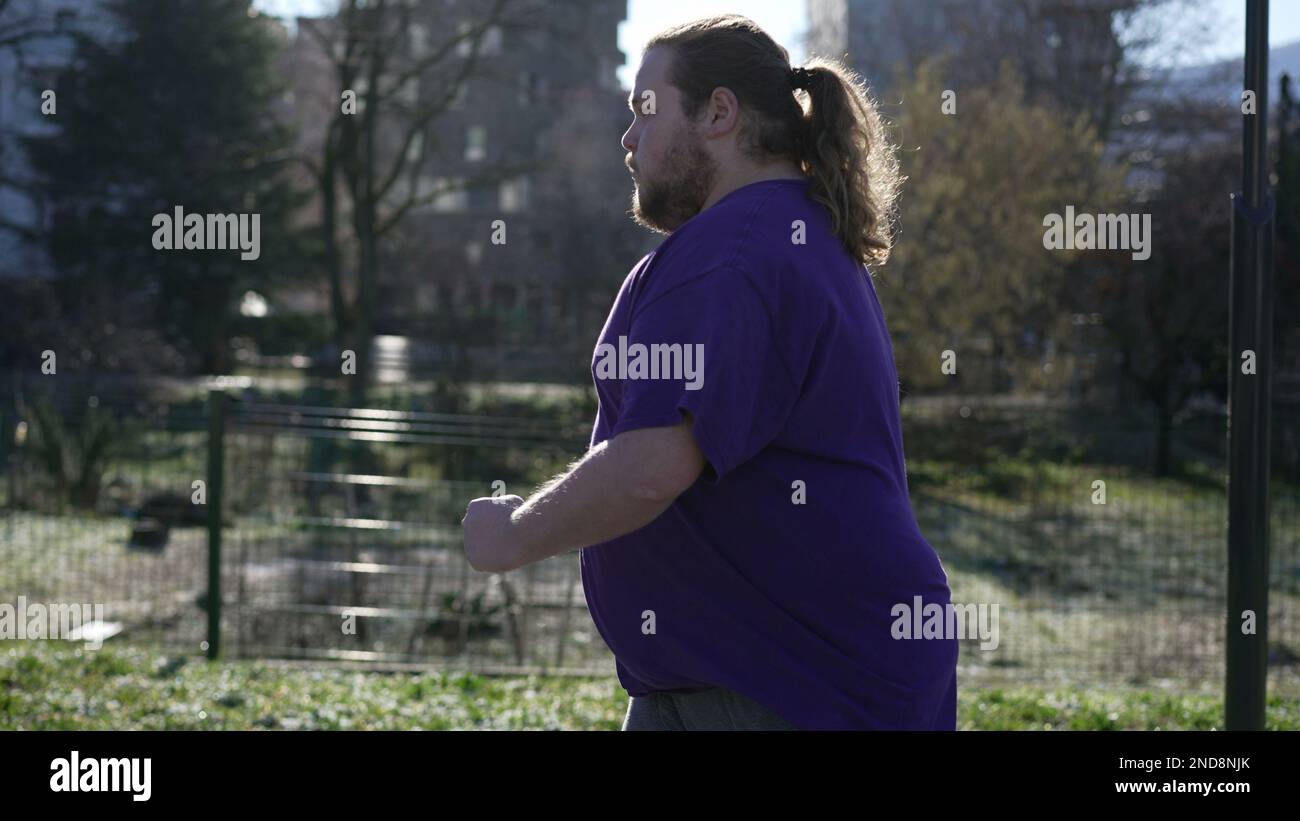 Tracking shot young man running hi-res stock photography and images - Alamy