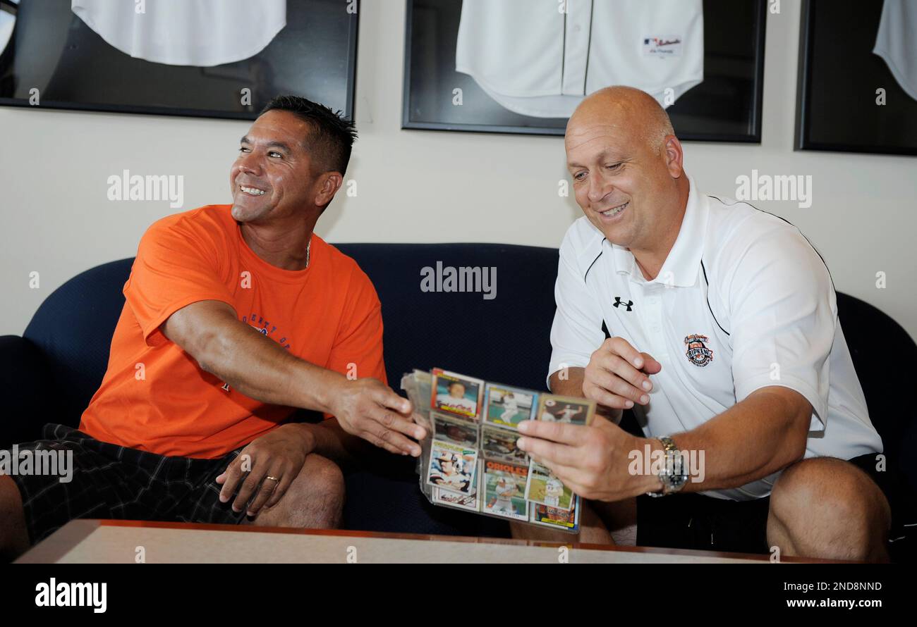 Cheerios "Do What You Love" contest winner Jorge Flores, left, laughs ...