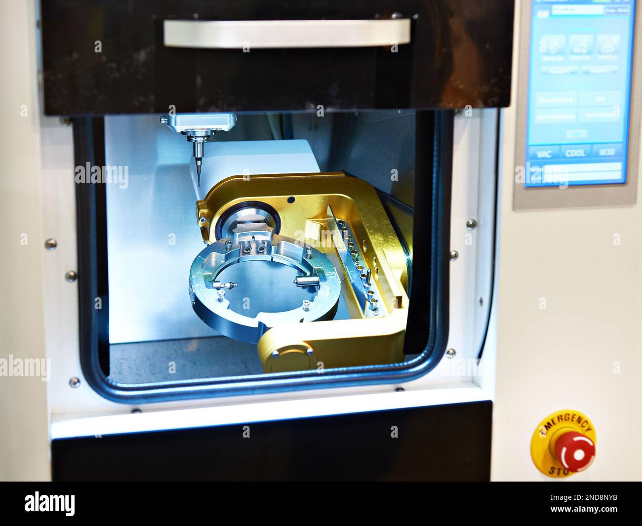Modern dental milling machine cnc Stock Photo - Alamy