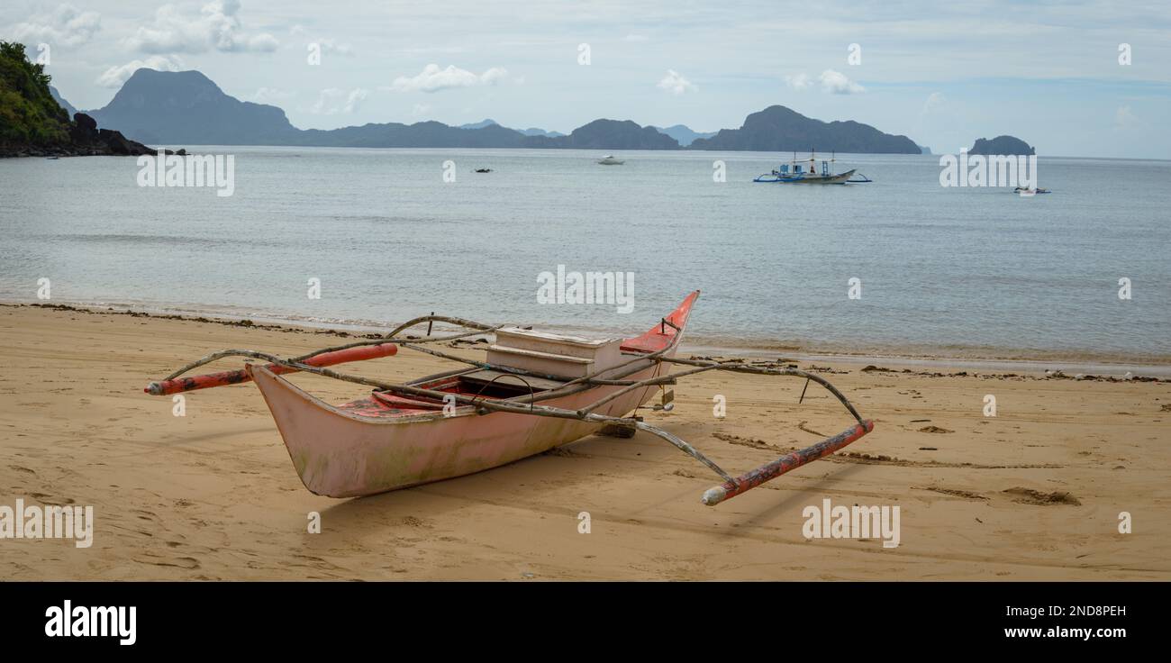 This photo captures the essence of the Philippines, with a traditional ...