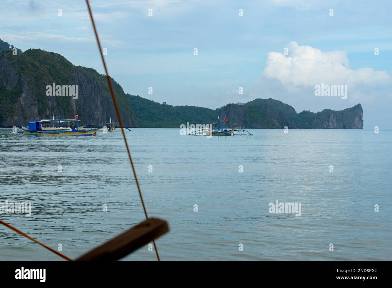 This photo captures the essence of the Philippines, with a traditional ...