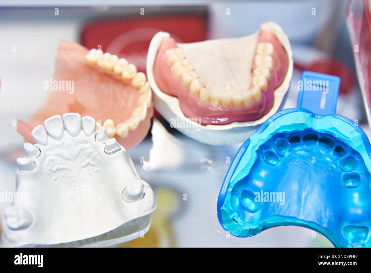 Dentures on plaster cast hi-res stock photography and images - Alamy