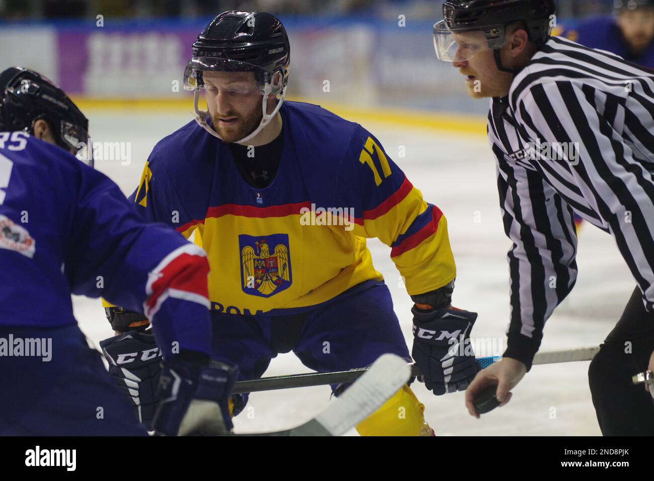 Nottingham, England, 12 February 2023. Hunor Csergo playing for Romania ...