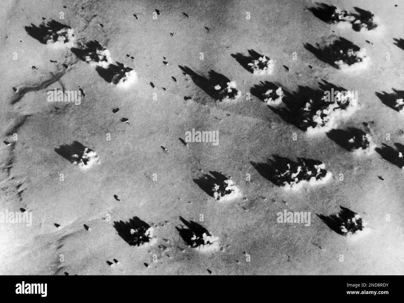 Prelude to the land offensive of the allies, now in full sway in the ...