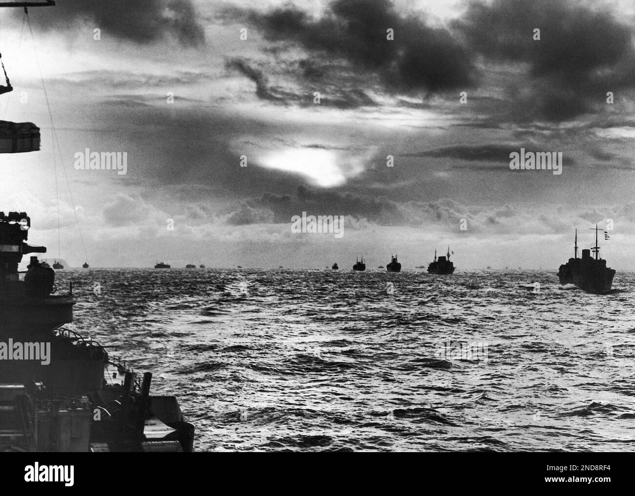 Naval operations supporting the great Allied North African operation ...