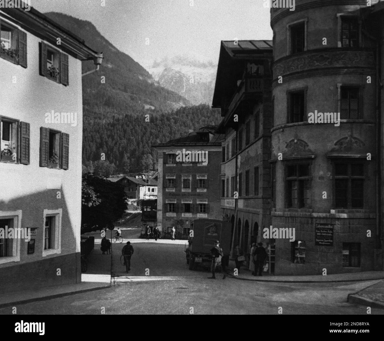 The centre of the village of Berchtesgaden, Hitler’s headquarters ...