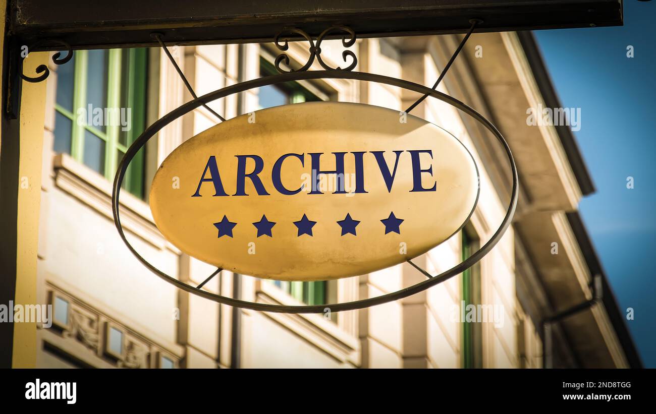 Street Sign the Direction Way to Archive Stock Photo - Alamy