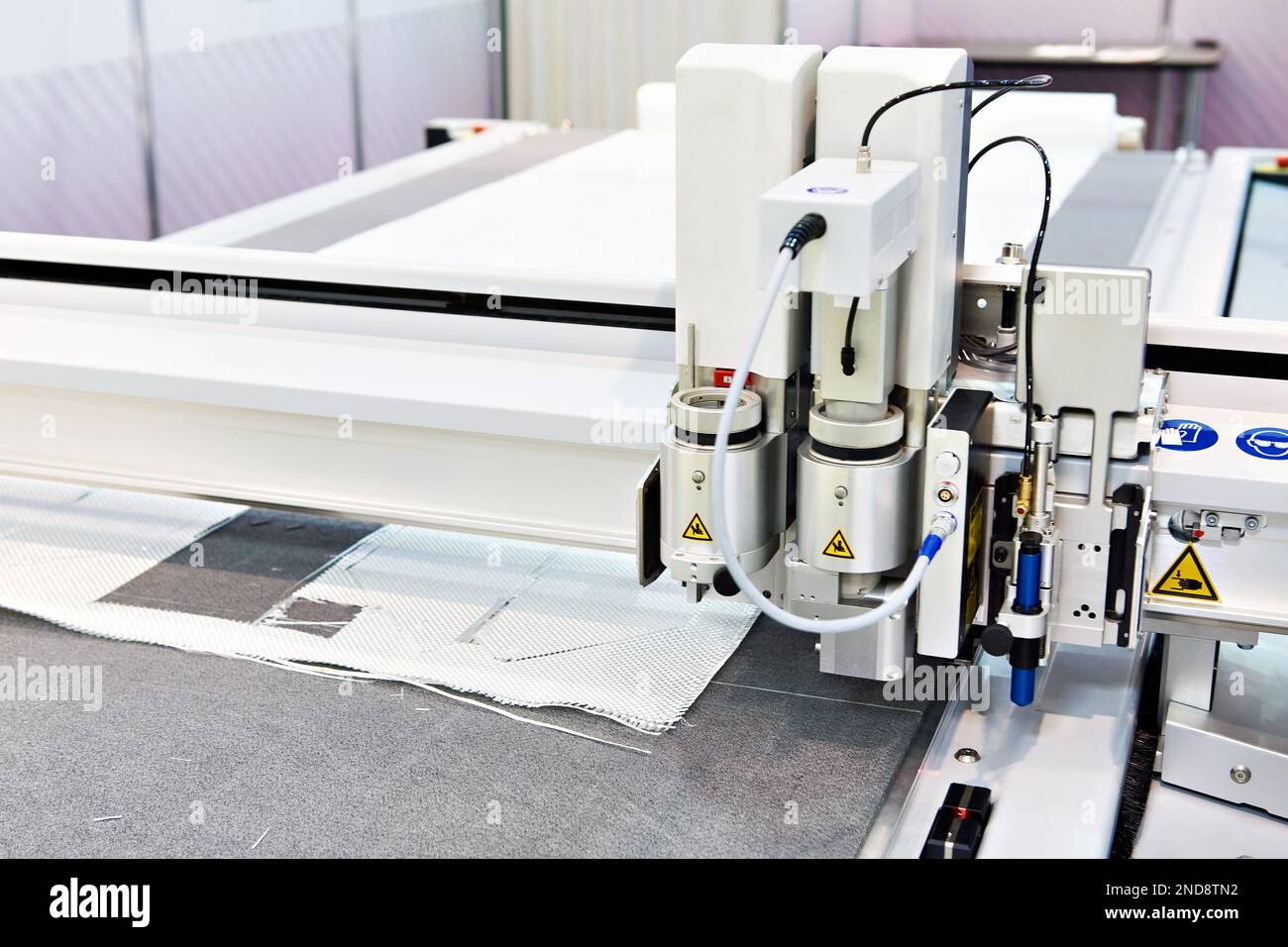Industrial modern digital cutter machine Stock Photo - Alamy