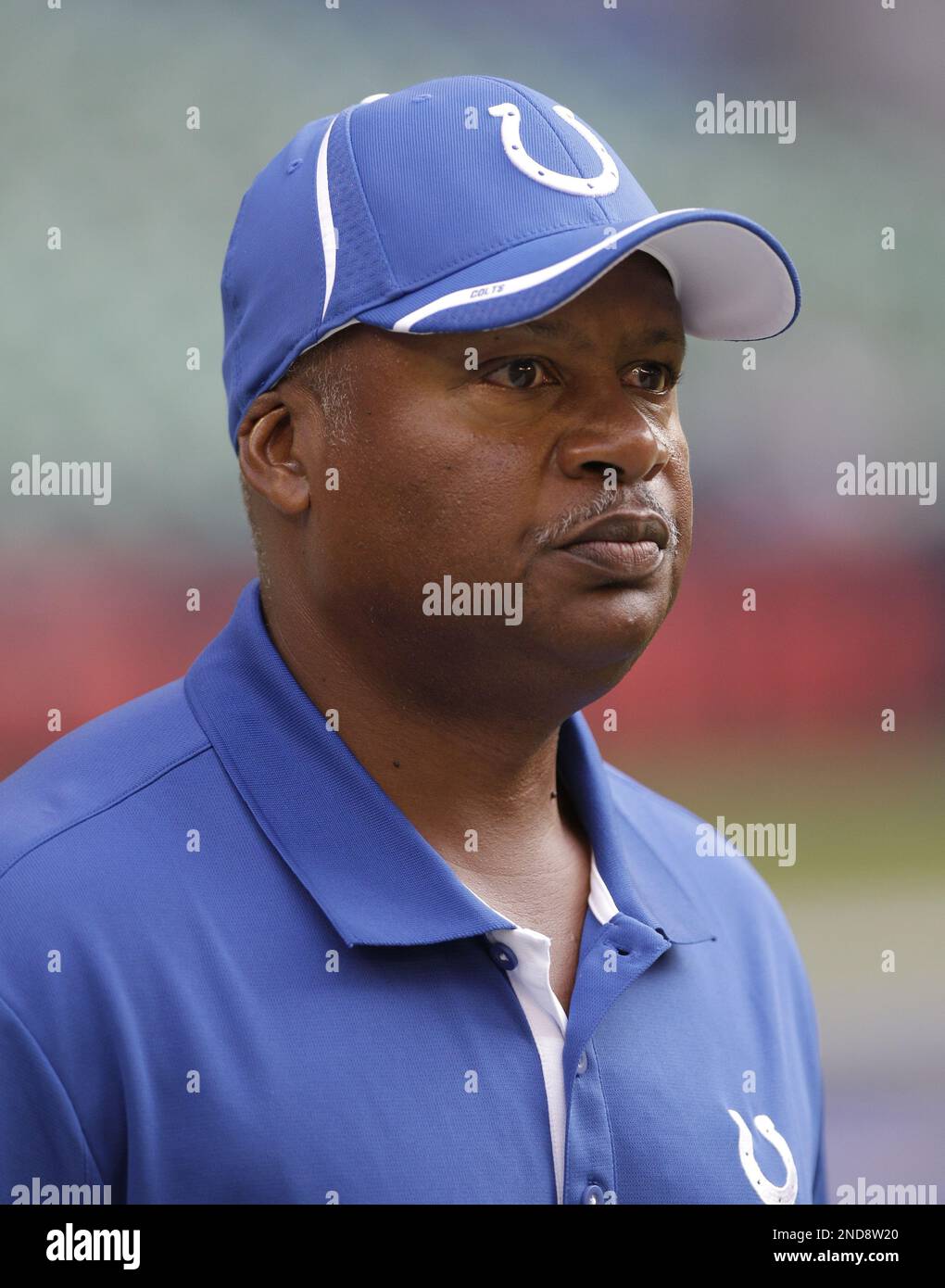 Indianapolis Colts coach Jim Caldwell before an NFL preseason football ...