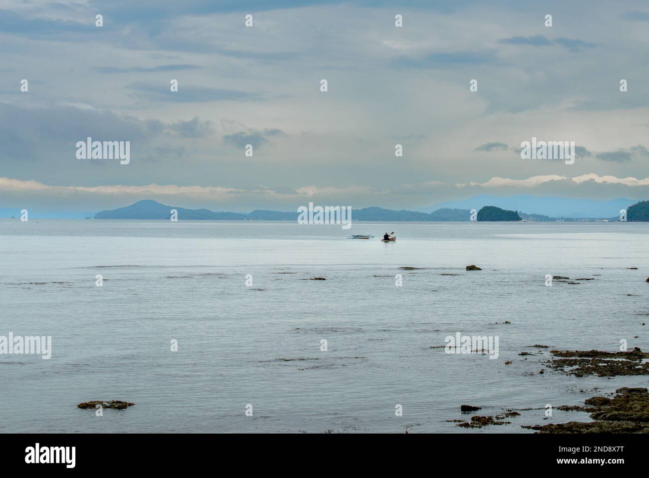 This photo captures the essence of the Philippines, with a traditional ...