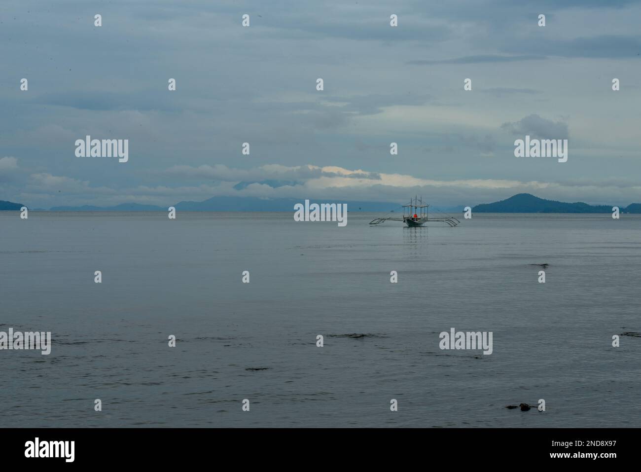 This photo captures the essence of the Philippines, with a traditional ...