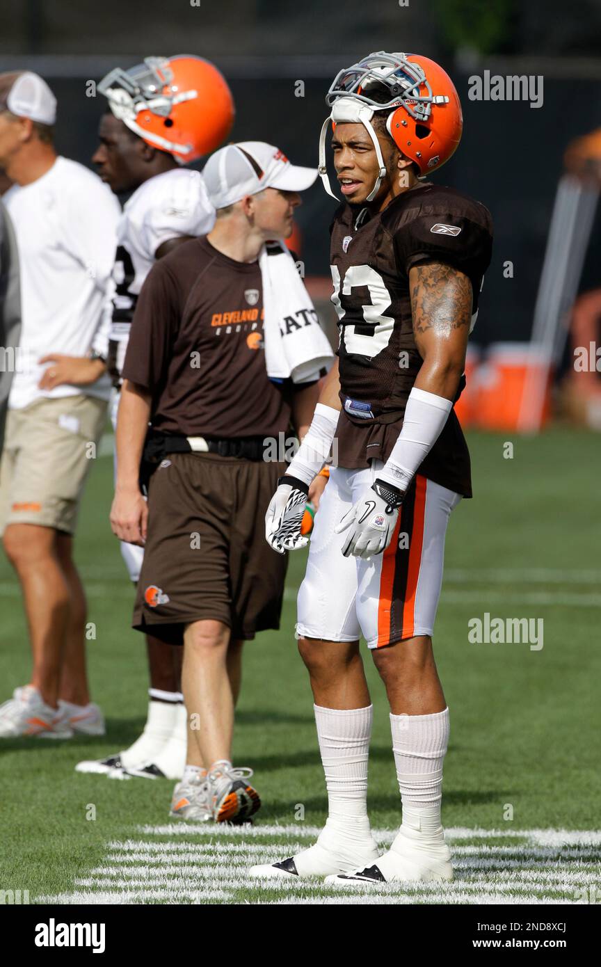 Cleveland Browns cornerback Joe Haden during practice at the NFL ...