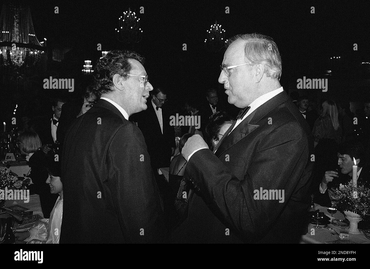 Goetz Friedrich, left, general director of the "Deutsche Oper" Berlin ...
