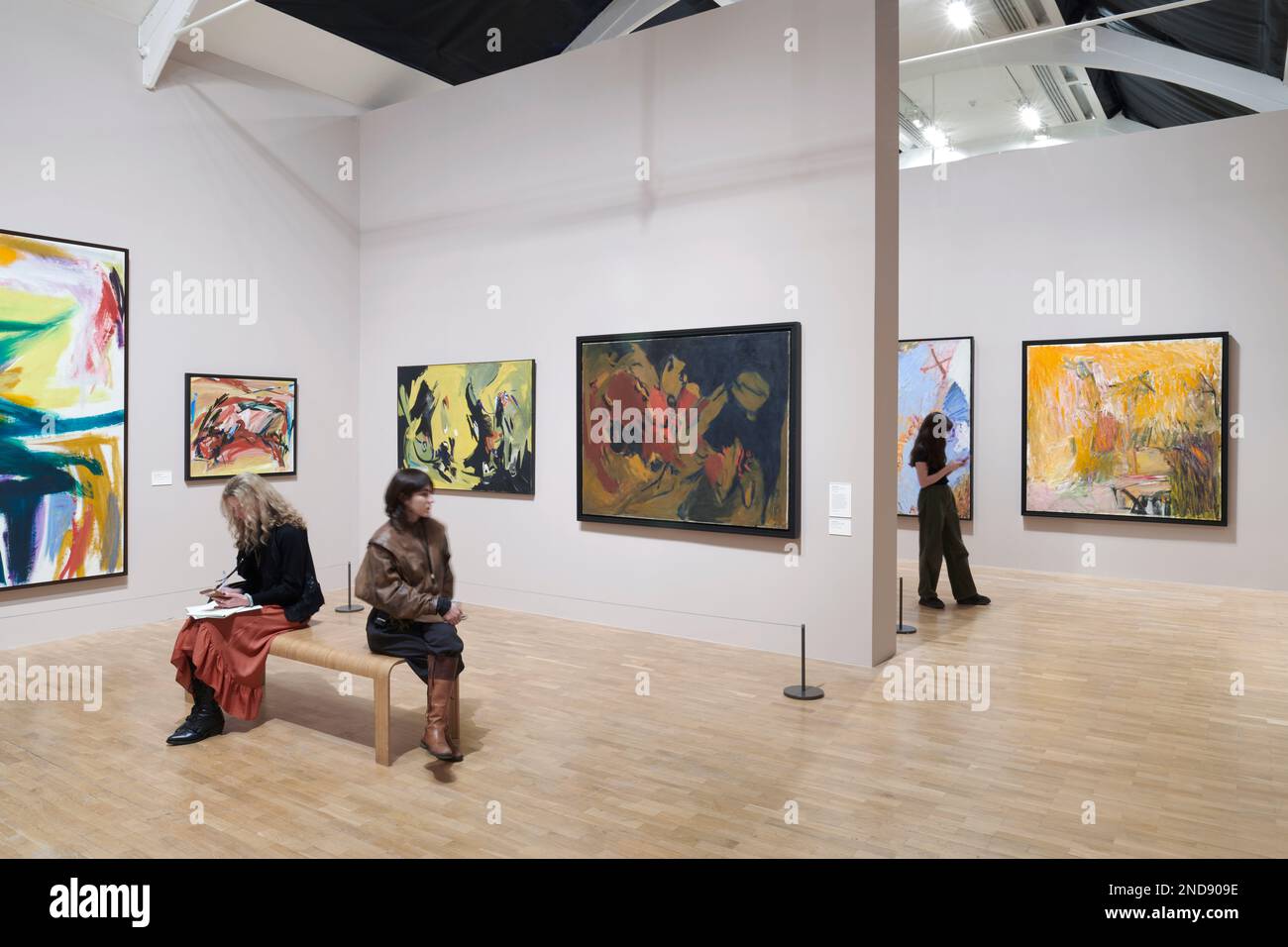 Installation views of Action, Gesture, Paint: Women Artists and Global ...